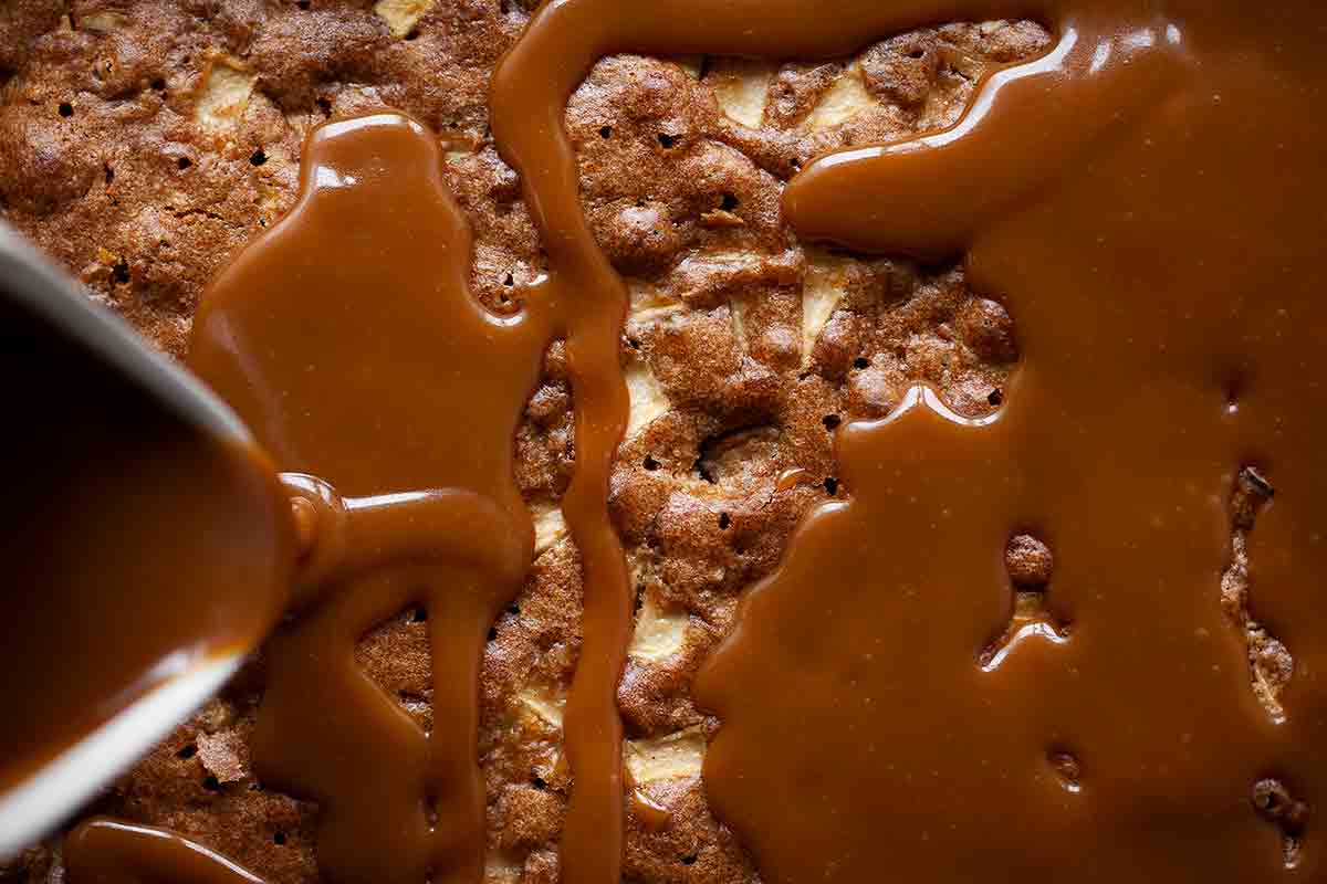 Edna Lewis's Apple Cake with Caramel Glaze – Leite's Culinaria
