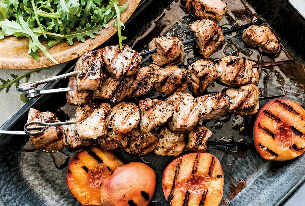 Thai-Style Grilled Pork Skewers ~ Moo Yang Recipe | Leite's Culinaria