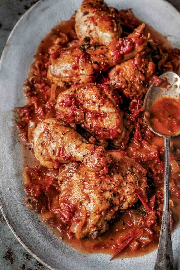 Italian-Style Braised Chicken in Wine | Leite's Culinaria