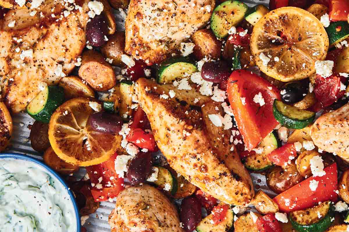 Greek-Style Sheet Pan Chicken – Leite's Culinaria