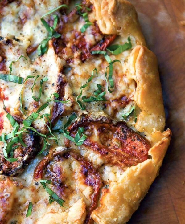 Roasted Tomato-Basil Tart