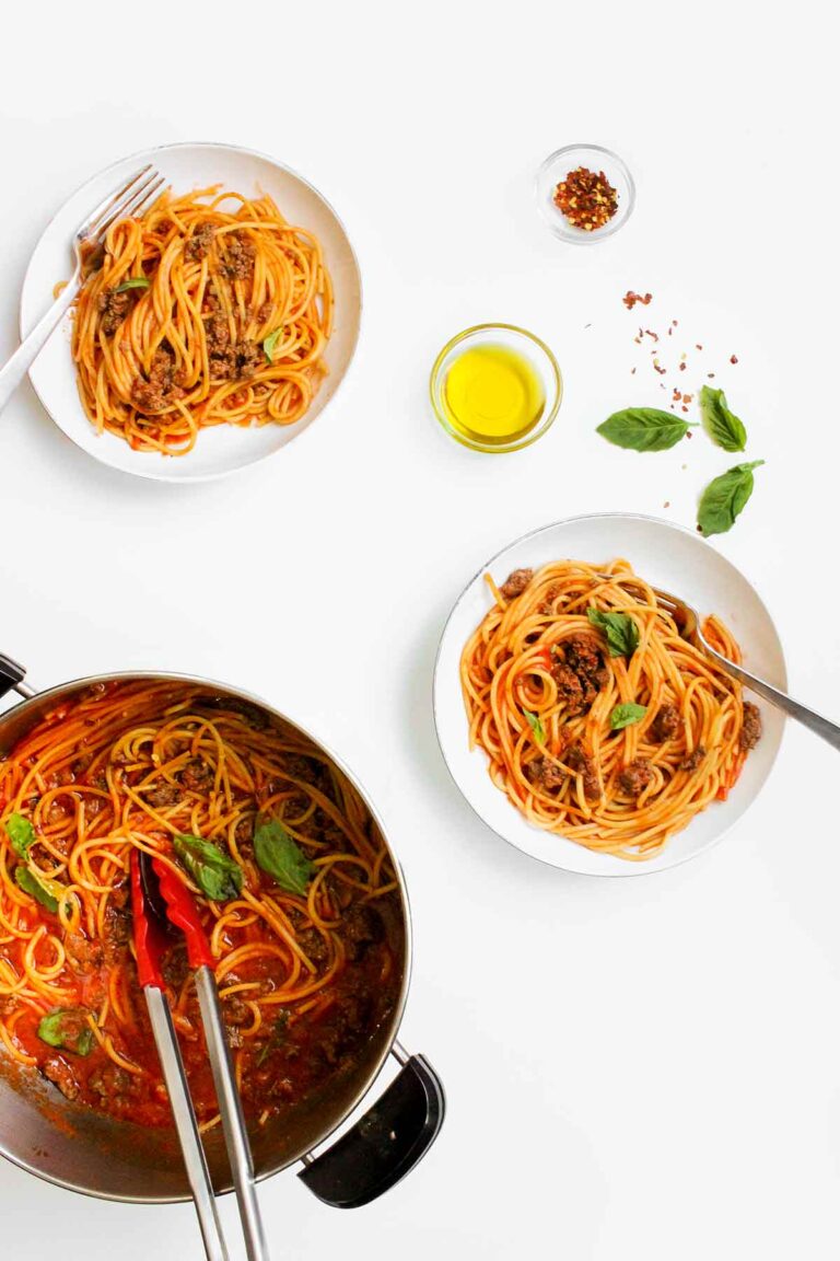 One-Pot Spaghetti and Meat Sauce – Leite's Culinaria