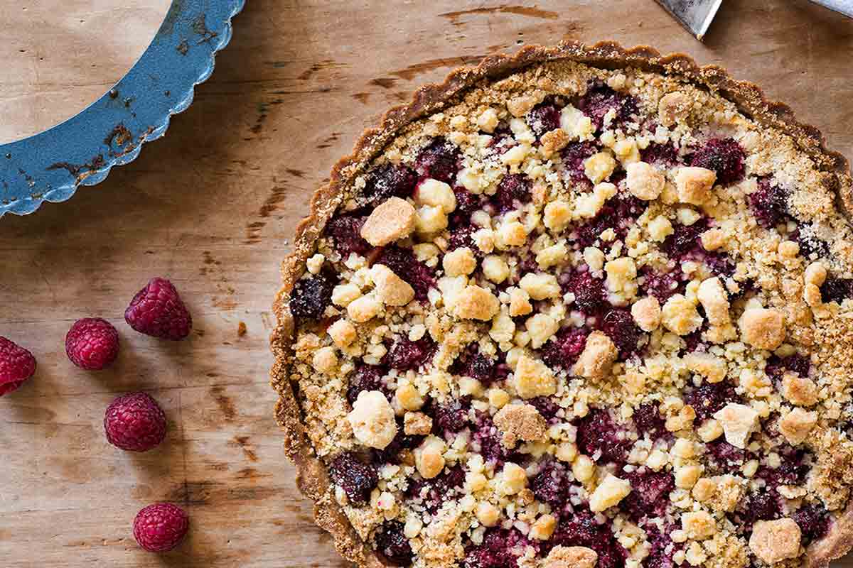 Raspberry Crumble Tart – Leite's Culinaria