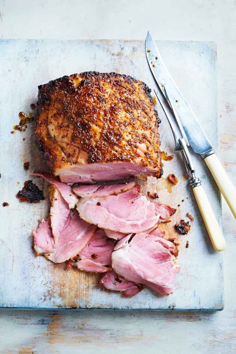 Roasted Fresh Ham with Maple-Spice Glaze – Leite's Culinaria