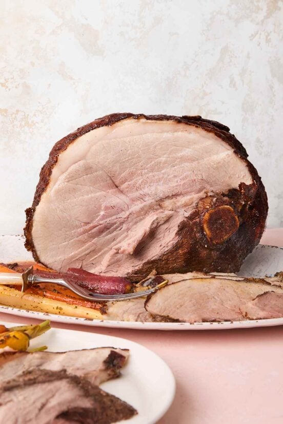 Roasted Fresh Ham with Maple-Spice Glaze – Leite's Culinaria